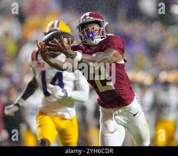 Alabama wide receiver Ryan Williams (2) runs with the ball during the ...