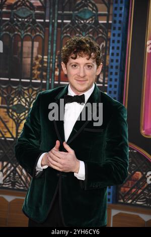 Ethan Slater attends the premiere of "Wicked: For Good" at Lincoln ...