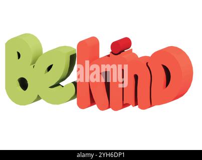 Be Kind logo symbol is suitable for making on stickers, wallpapers and ...