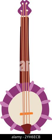 picking banjo cartoon vector illustration Stock Vector Image & Art - Alamy