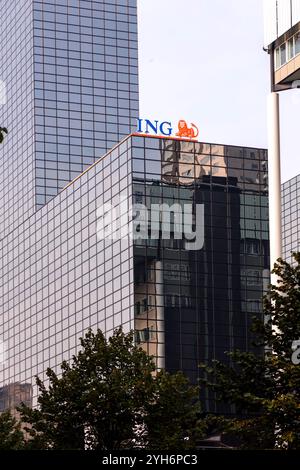 ROTTERDAM, NETHERLANDS: ING Bank building. ING is a Dutch multinational ...