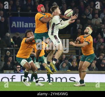 L-R England's Tommy Freeman ((Bath Rugby)) Kyle Rowe(Glasgow Warriors ...