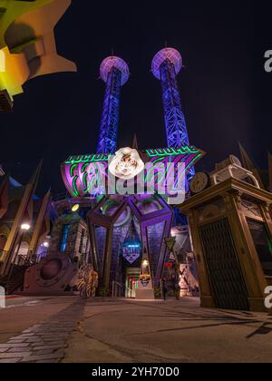 Doctor Doom's Fear Fall ride at Universal Studios, Universal Orlando ...