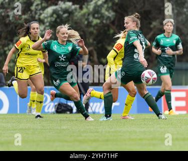 Hayley Taylor-Young of Canberra United in action during the A-League ...