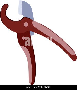 pvc pipe cutter cartoon vector illustration Stock Vector Image & Art - Alamy