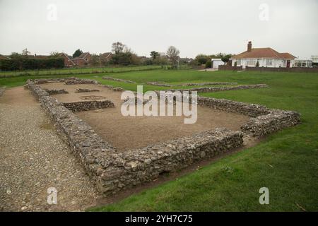 Caister Roman Saxon Shore fort Stock Photo - Alamy