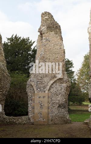 Weeting Castle, medieval manor house in the village of Weeting, Norfolk ...