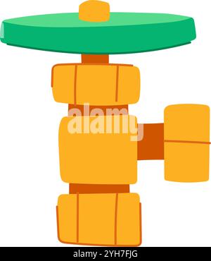 control plumbing valve cartoon vector illustration Stock Vector Image ...