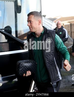 Celtic's Callum McGregor arrives before the William Hill Premiership ...
