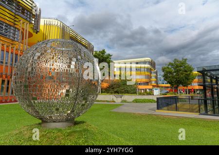 Vienna Austria Zaha Hadid University Campus in Vienna. Library and ...