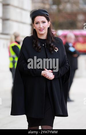 Deputy First Minister Emma Little-Pengelly during a press conference in ...
