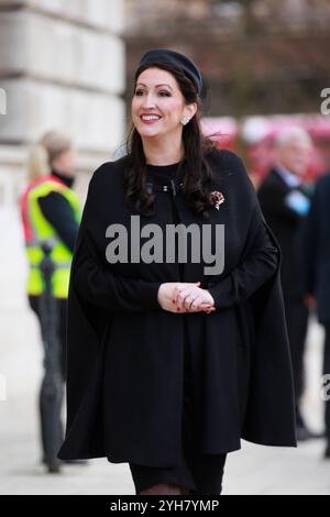Deputy First Minister Emma Little-Pengelly during a press conference in ...