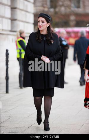 Deputy First Minister Emma Little-Pengelly during a press conference in ...