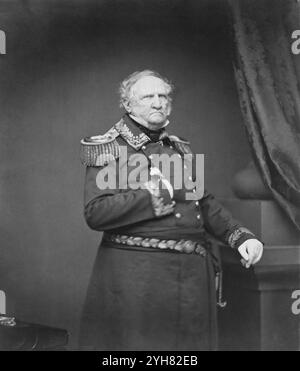 General Winfield Scott. Circa 1861. Created by Mathew Brady Studio ...