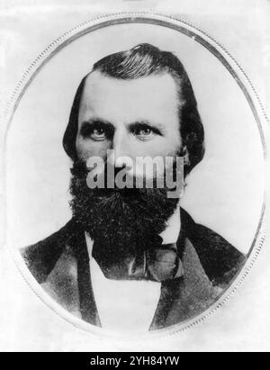 A portrait of J.E.B. Stuart, a Confederate cavalry commander during the ...