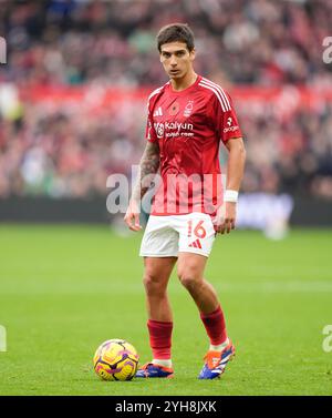Nottingham Forest's Nicolas Dominguez during the Premier League match ...