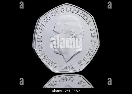 2023 Gibraltar 50p coin to commemorate King Charles III Coronation at ...