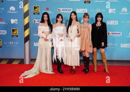 Hong Eun-chae of Le Sserafim performs at the Times Square New Year's ...