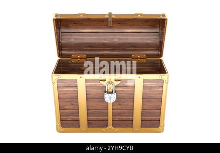 Treasure Chest (Front View Stock Photo - Alamy