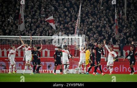 Strafraumszene, Torraumszene alle Spieler fordern Eckball bzw. Abstoss VfB Stuttgart vs ...