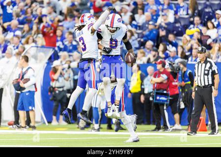 Buffalo Bills safety Taylor Rapp (9) lines up during the first half of ...