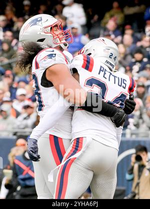 New England Patriots linebacker Jahlani Tavai (48) on the line of ...