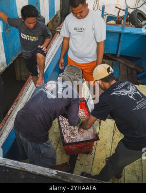 Balikpapan, Indonesia - September 19th, 2024. the iconic Dayak statue ...