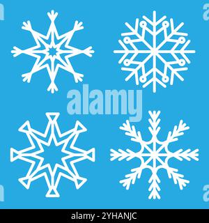 Clean snow icons set 9 vector Stock Vector Image & Art - Alamy