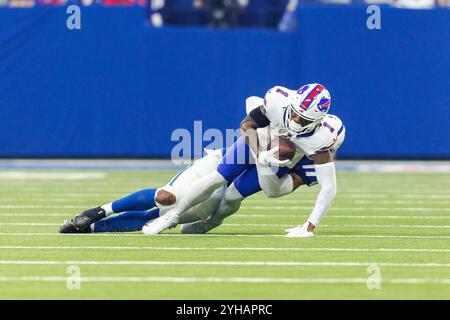 Buffalo Bills wide receiver Curtis Samuel (1) warms up before an NFL ...