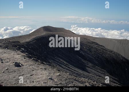 Mahameru peak above Mount Semeru Stock Photo - Alamy