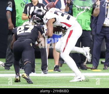 Atlanta Falcons wide receiver Ray-Ray McCloud III (34) runs a route ...