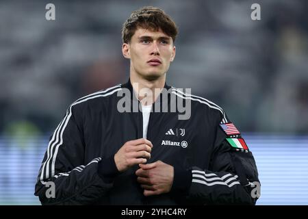 Nicolo Savona of Juventus FC looks on during pre-season friendly ...