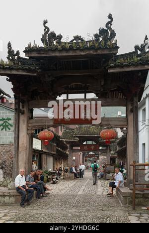 Nan Ge Village Archway Groups, Wenzhou, Zhejiang Province, China Stock ...
