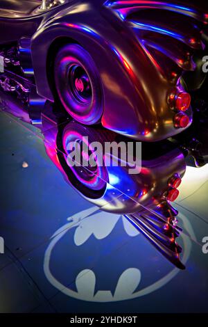 Batmobile, car from the film Batman at the Dubai Classic Motor Show ...