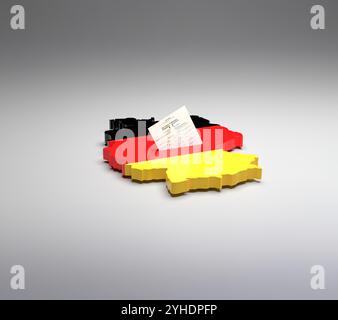 Elections in Germany. A sample ballot paper for the election to the ...