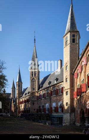 Middelburg, the Zeeuws Museum (Zeeland Museum) in the medieval abbey ...
