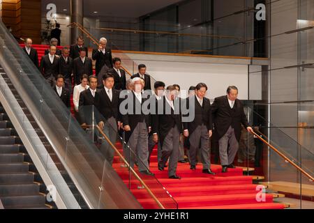 Japanese Prime Minister Shigeru Ishiba arrives at prime minister's ...