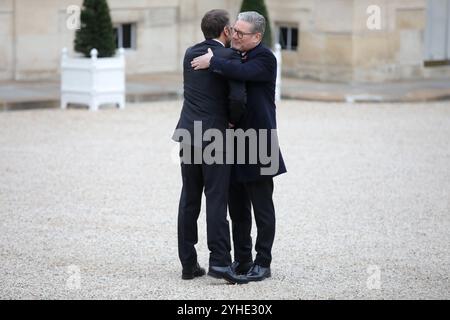 The French President, Emmanuel Macron received for a meeting the Niger ...