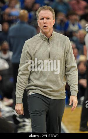 Washington Wizards head coach Brian Keefe looks on during an NBA ...
