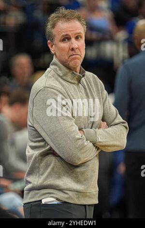 Washington Wizards head coach Brian Keefe in action during the second ...