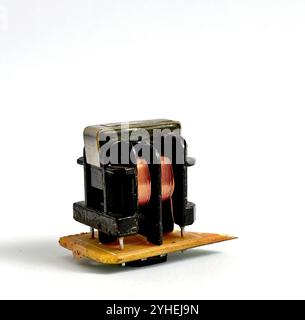small transformer, part of a vintage device, technology concept Stock ...