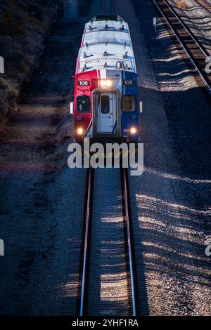 Utah Transit Authority Passenger Train Stock Photo - Alamy