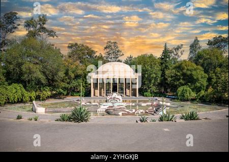 aerial view forest of Chapultepec. urban park in Mexico City. (Photo ...