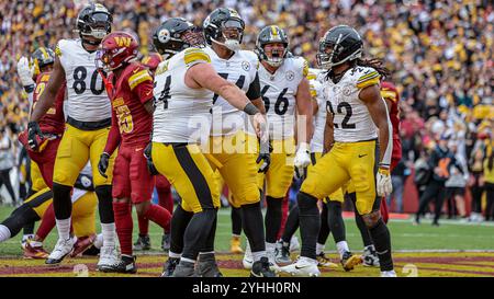 Pittsburgh Steelers center Zach Frazier (54) walks to the practice ...