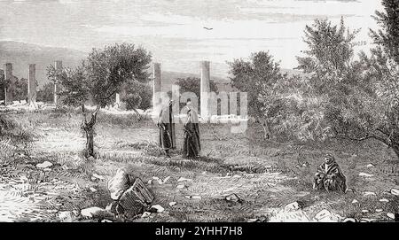 Ancient Samaria. From Pictorial Sketches from Bible Lands, published c ...