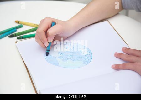 2nd day of April. A hand drawing outline of airplane on calendar date 2 ...