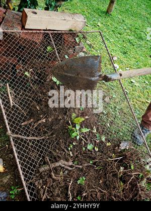 Humus production in agriculture for arable farming Stock Photo - Alamy