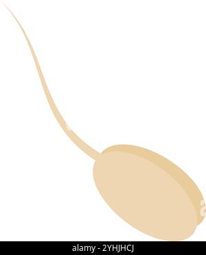 Label natural sprout symbol, isolated vector Stock Vector Image & Art ...