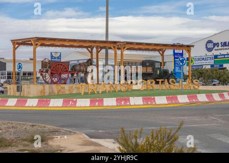 Decorative roundabout in Spain Stock Photo - Alamy