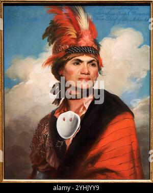 Thayendanegea or Joseph Brant (1743 – 1807) Native American, Mohawk ...